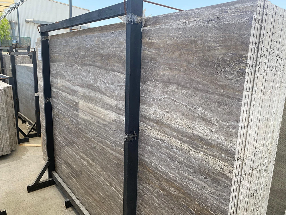 Light Silver Travertine | Etifaq Global Stone